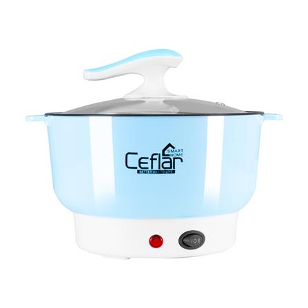 หม้ออเนกประสงค์ CEFLAR CSH-09 1.8 ลิตร สีฟ้า ราคาถูก